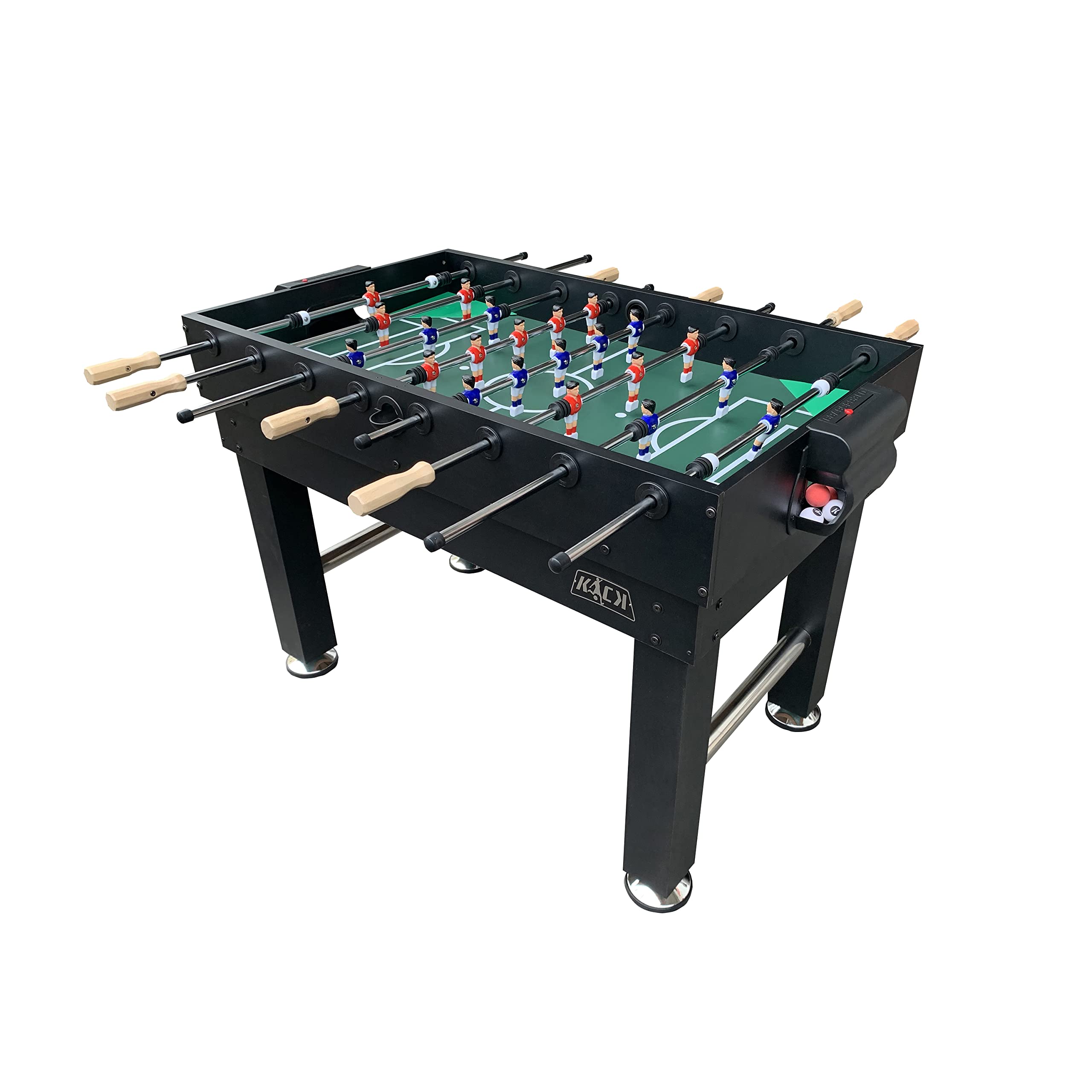 KICK Pentacle 55″ 5-in-1 Multi Game Table (Black) | KICK Foosball Tables